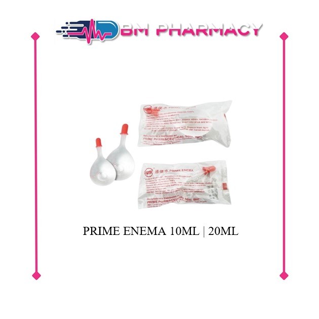 PRIME ENEMA 10ML | 20ML (PUMP FOR CONSTIPATION) 1'S | Shopee Malaysia