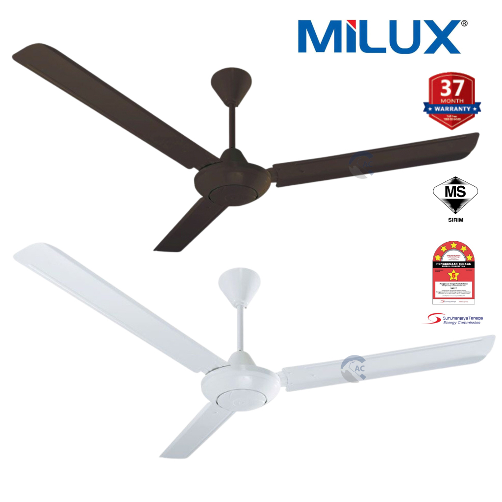 MILUX CEILING FAN 60" REGULATOR MCF-6001 WHITE /MOCHA/ EUROWIND CEILING ...