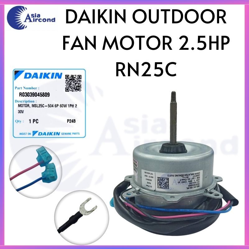 DAIKIN OUTDOOR FAN MOTOR 2.5HP【 RN25C 】 ( R03039045061 ) | Shopee Malaysia