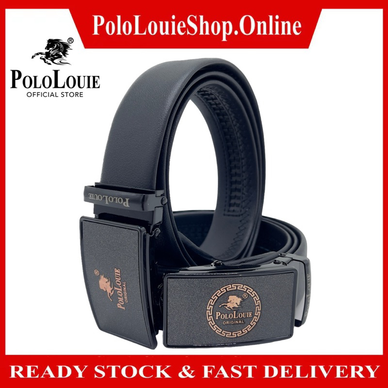 Original Polo Louie Men Luxury Leather Automatic Waist Belt Strap Tali ...