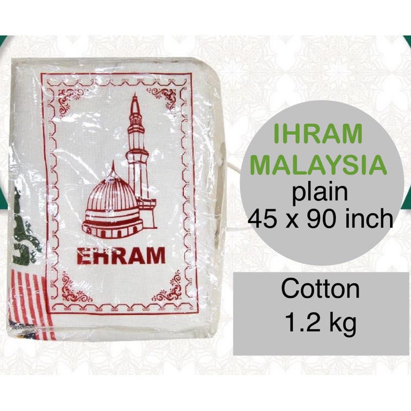 Kain Ihram Umrah Malaysia Lelaki(Dewasa) | Shopee Malaysia