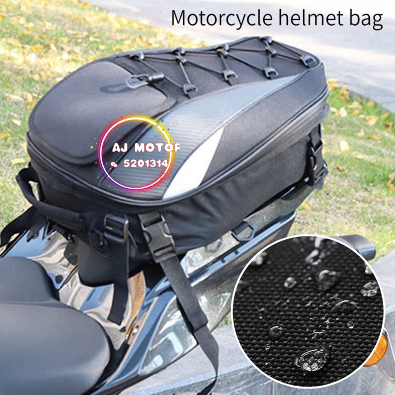 MOTORCYCLE TAIL BAG SINGLE SEAT MULTIFUNCTION BACKPACK WAIST TANK ...
