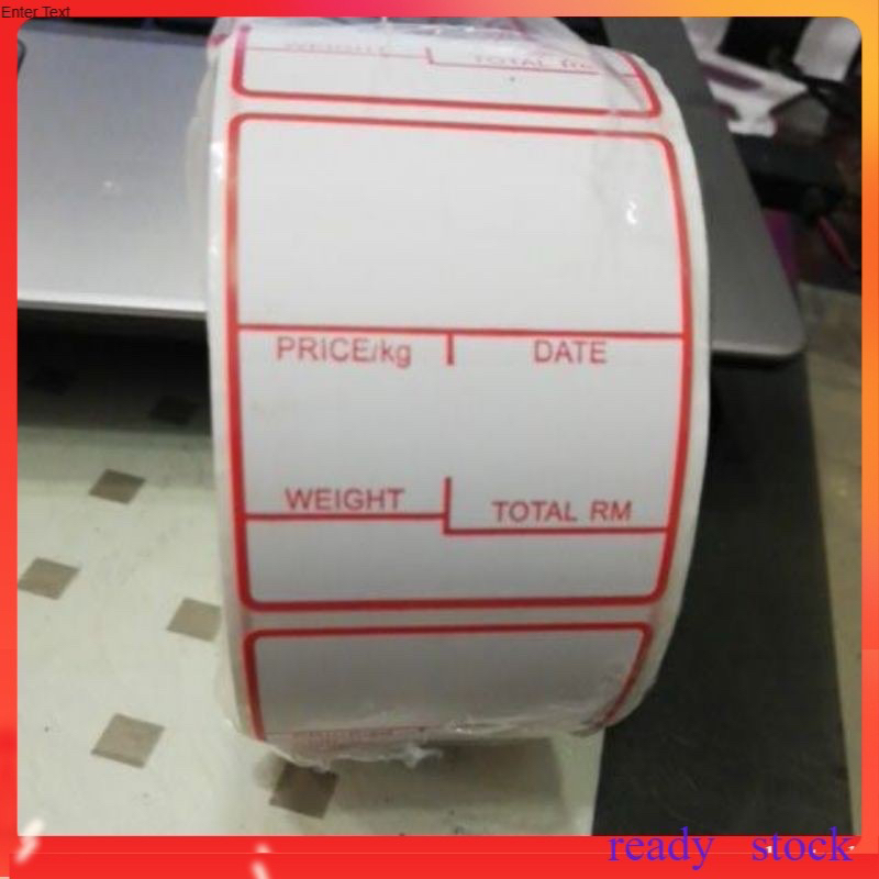 Timbang Sticker Size 40mm x 46mm scale label | Shopee Malaysia