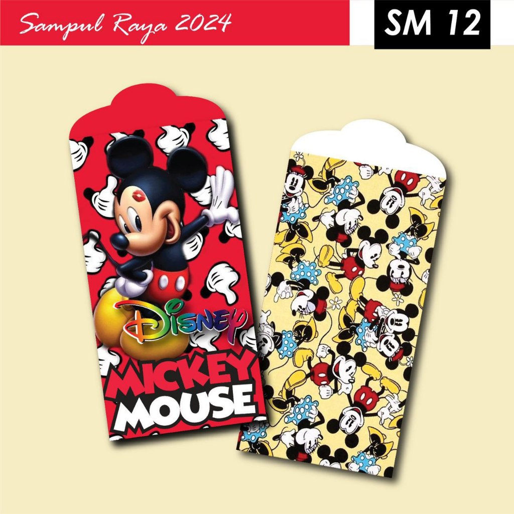 🔥 READY STOCK 🔥 SAMPUL RAYA MICKEY MOUSE SAMPUL RAYA VIRAL SAMPUL DUIT ...