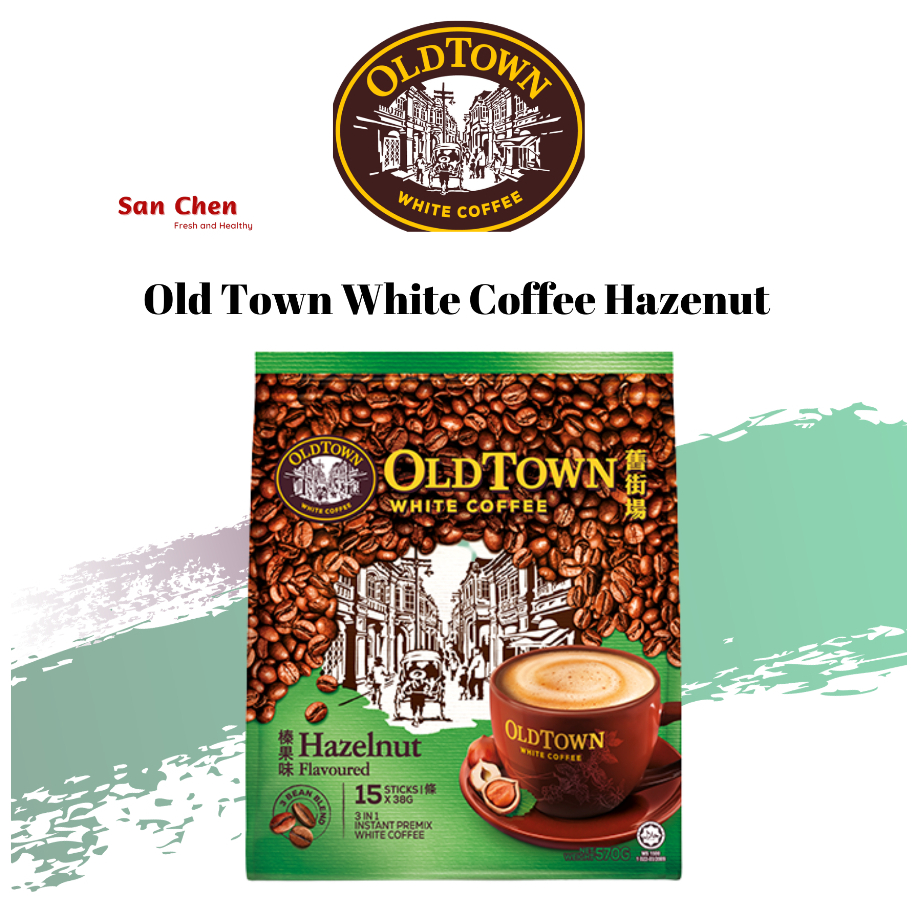 Old Town White Coffee Hazelnut 3 In 1 Instant Premix White Coffee 15sx38g | Shopee Malaysia