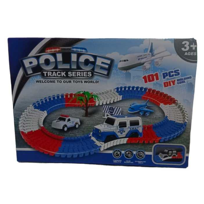 Magic Journey Flexible Police Patrol Chase Create a Road Super Snap ...