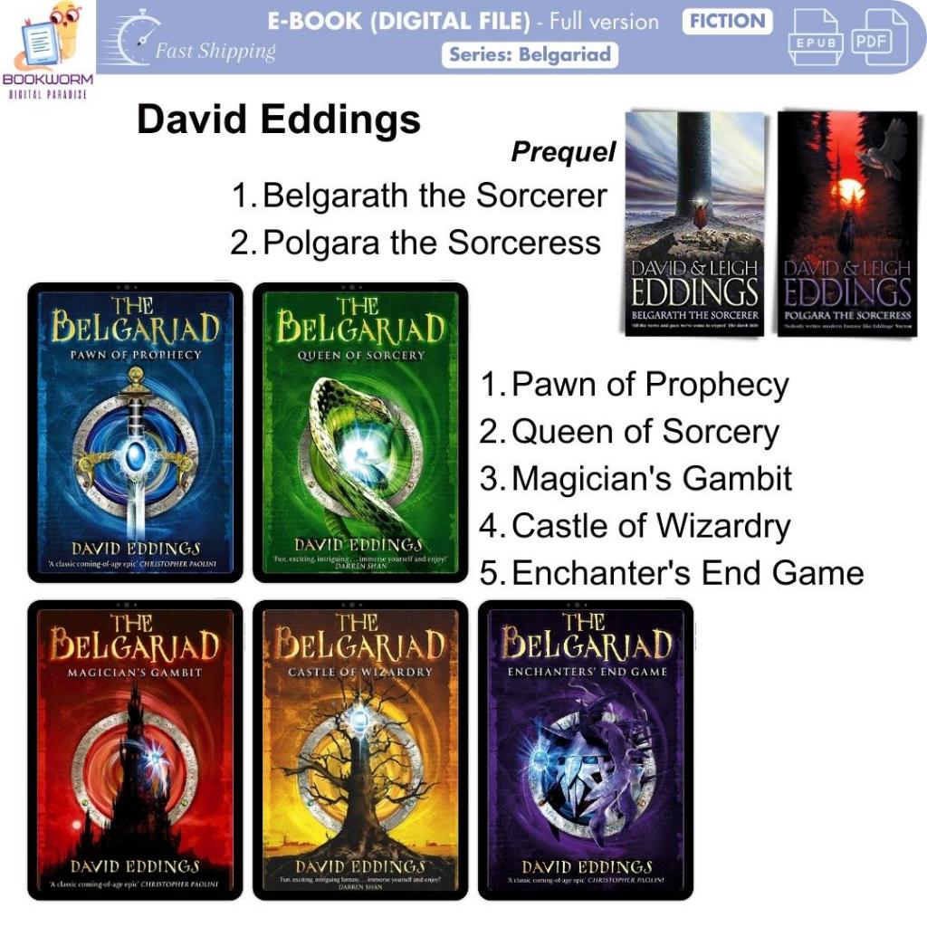 David Eddings Belgariad - Pawn of Prophecy | Queen of Sorcery ...