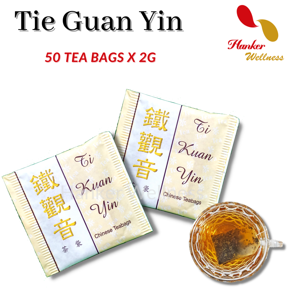 Premium Tie Guan Yin Chinese Tea 铁观音 Teh Cina Tea Bags (2g each) Halal ...