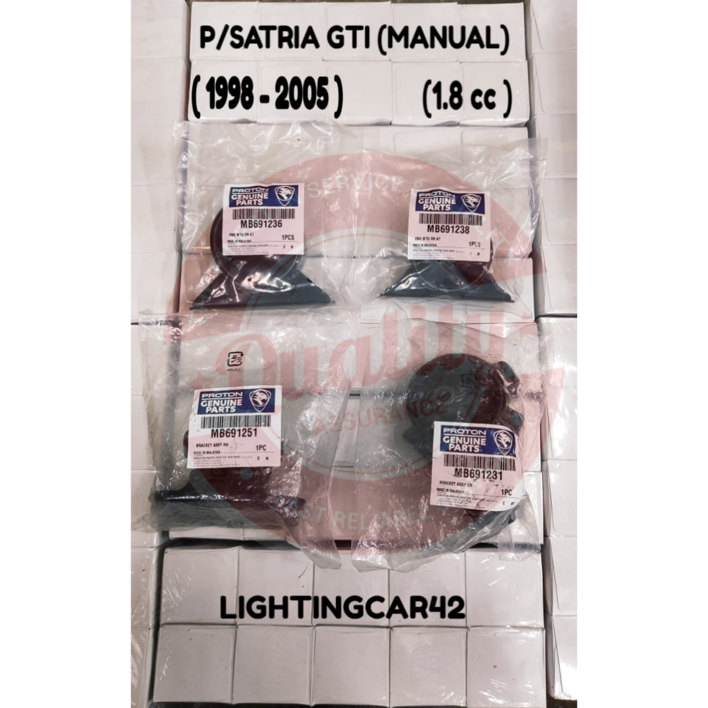 (PROTON) ENGINE MOUNTING-PROTON SATRIA GTI 1.8cc,PUTRA 1.8cc (MANUAL ...