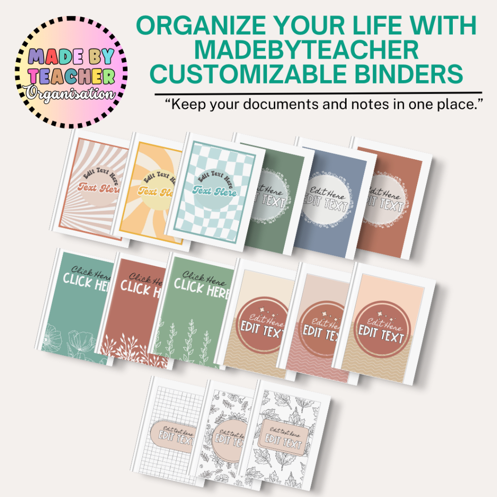 (DESIGN 1) File Covers & Matching Spines | Shopee Malaysia