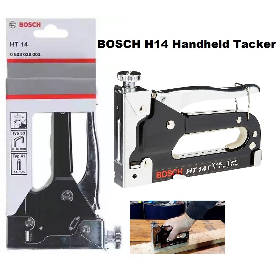 BOSCH HT14 Handheld Tacker - 0603038001(1Pcs) / Bosch Type 53 Fine Wire ...