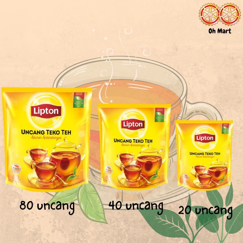 Lipton Uncang Teko Teh (80/40tea bags) | Shopee Malaysia