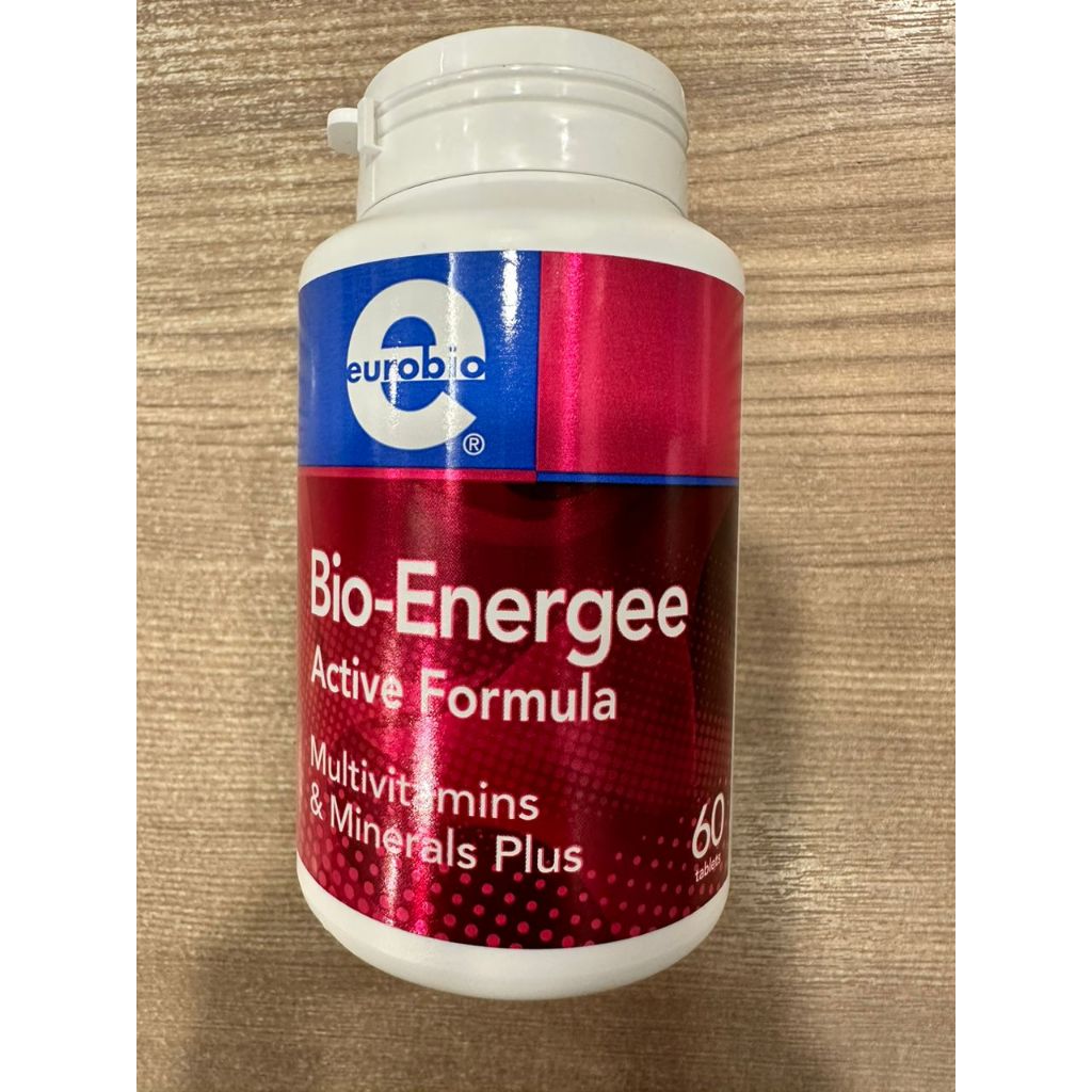 Eurobio Bio-Energee Active formula Multivitamins & Minerals Tablets 60 ...