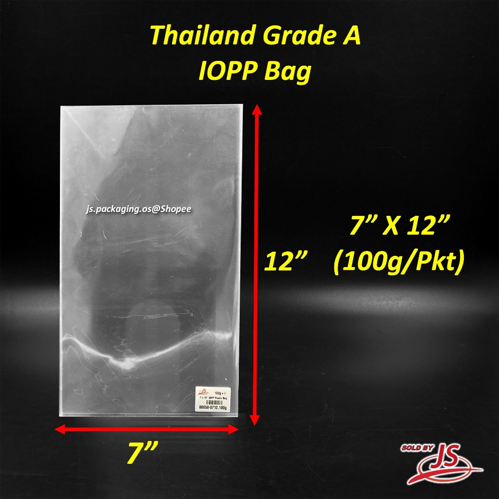 20 saiz Beg Plastik Lutcahaya Tinggi IOPP Siam (100g) | Shopee Malaysia