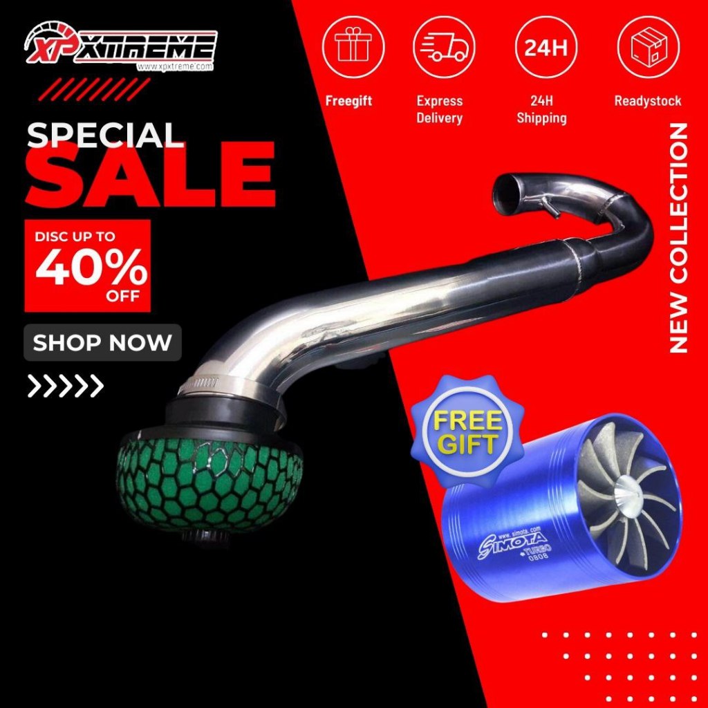 REM PIPE WITH FILTER PERODUA KELISA KENARI JDM CHROME | Shopee Malaysia