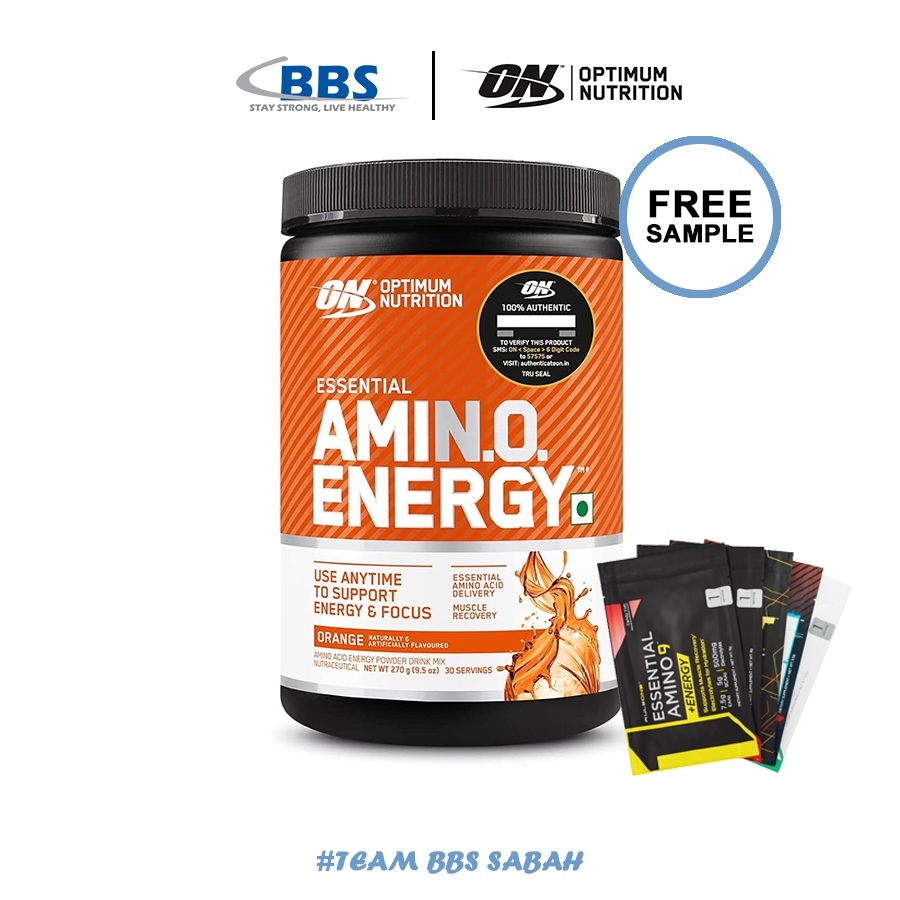 Optimum Nutrition Essential Amino Energy (30 servings) - EAAs, Amino ...