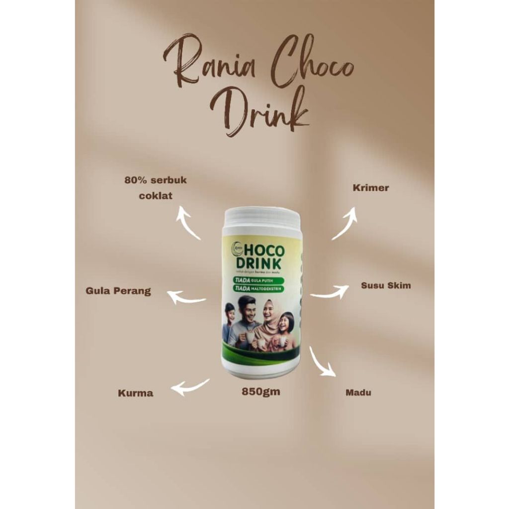 Rania Choco Drink Minuman Coklat | Shopee Malaysia