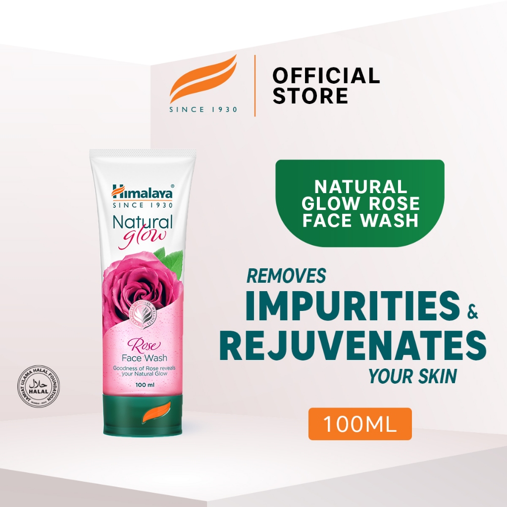 Himalaya Natural Glow Rose Face Wash (100ml) | Shopee Malaysia