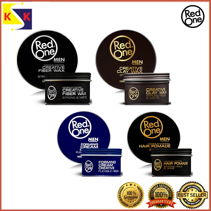 RedOne HAIR POMADE / CREATIVE FIBER WAX / FORMING CREAM / CREATIVE CLAY ...