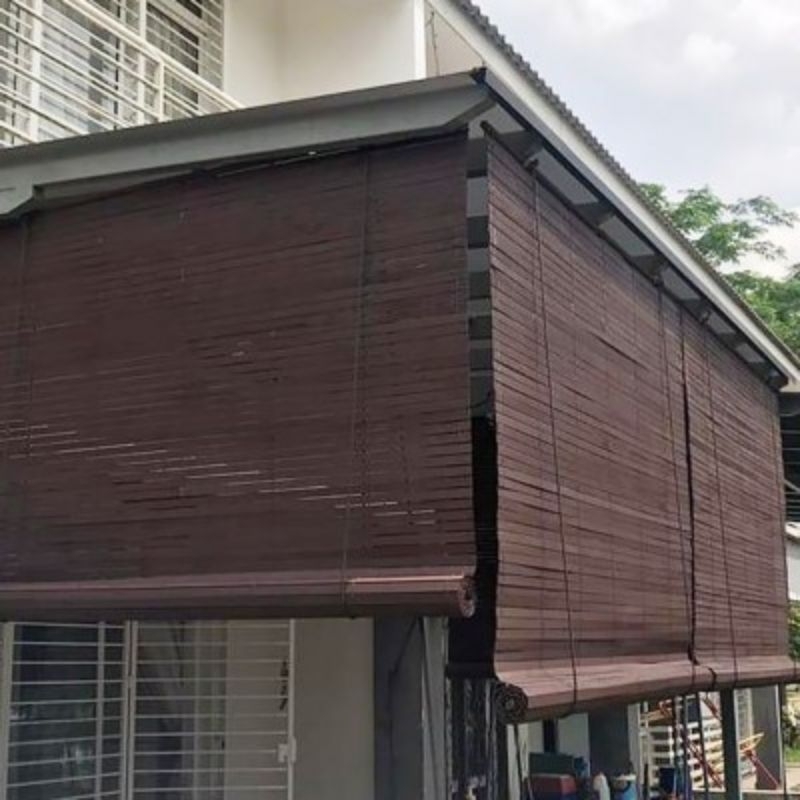 🔥Bamboo Blinds Bidai Kayu Bidai buluh Wooden Blinds Outdoor | Duty ...