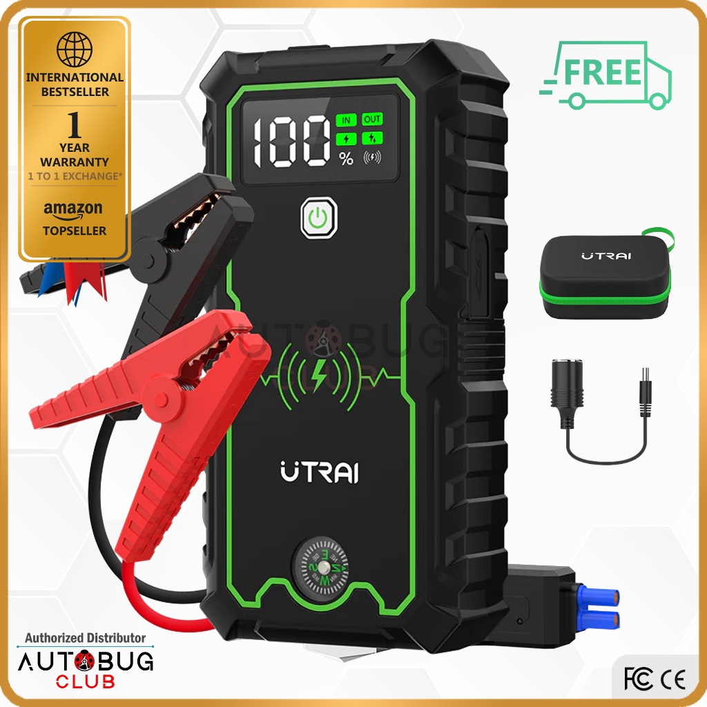 UTRAI JSTAR X1 Portable Jump Starter, 12V Super Capacitor Jump Starter ...