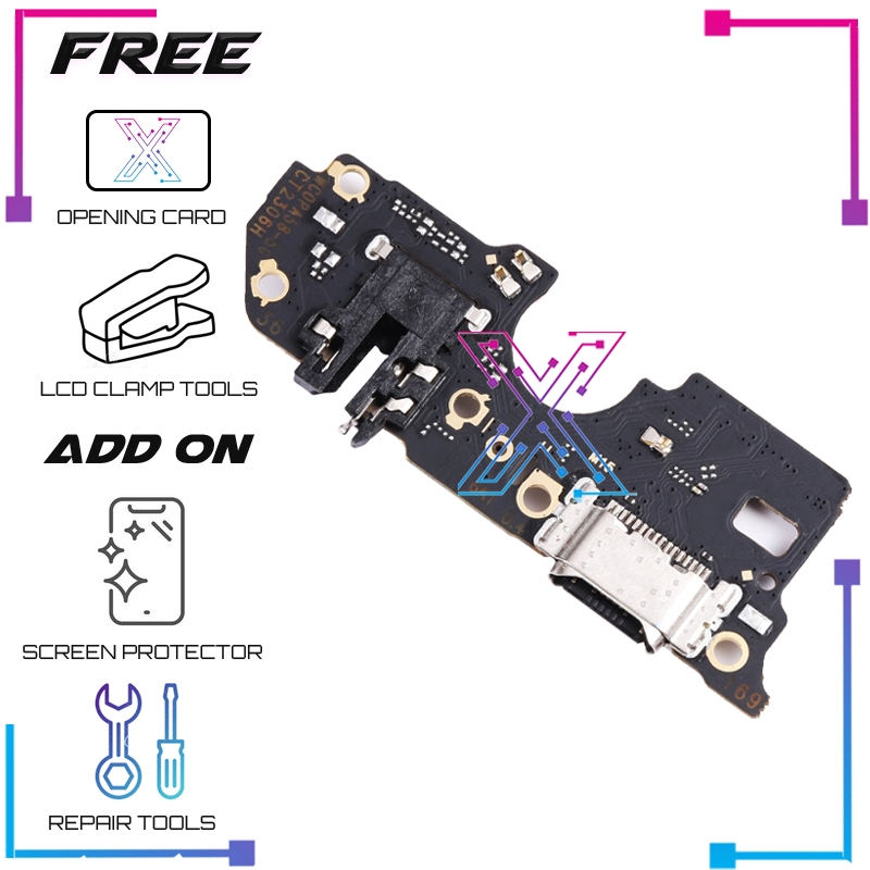 For Oppo A78 5G CPH2483 / A58 5G Charging Plug Board USB Port Charger ...