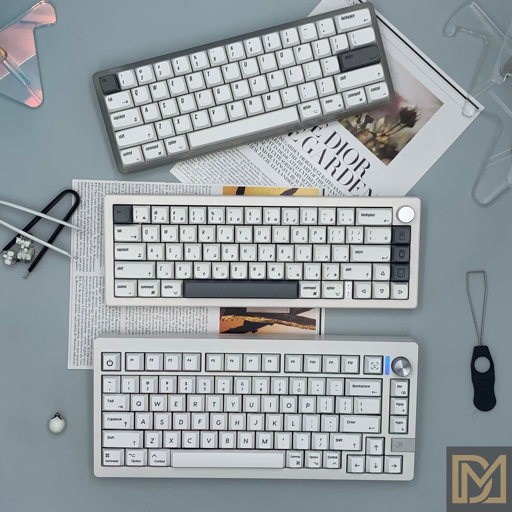 [LOCAL STOCK] Mac Hyper White Keycap PBT XDA/Cherry Profile Dye Sub ...