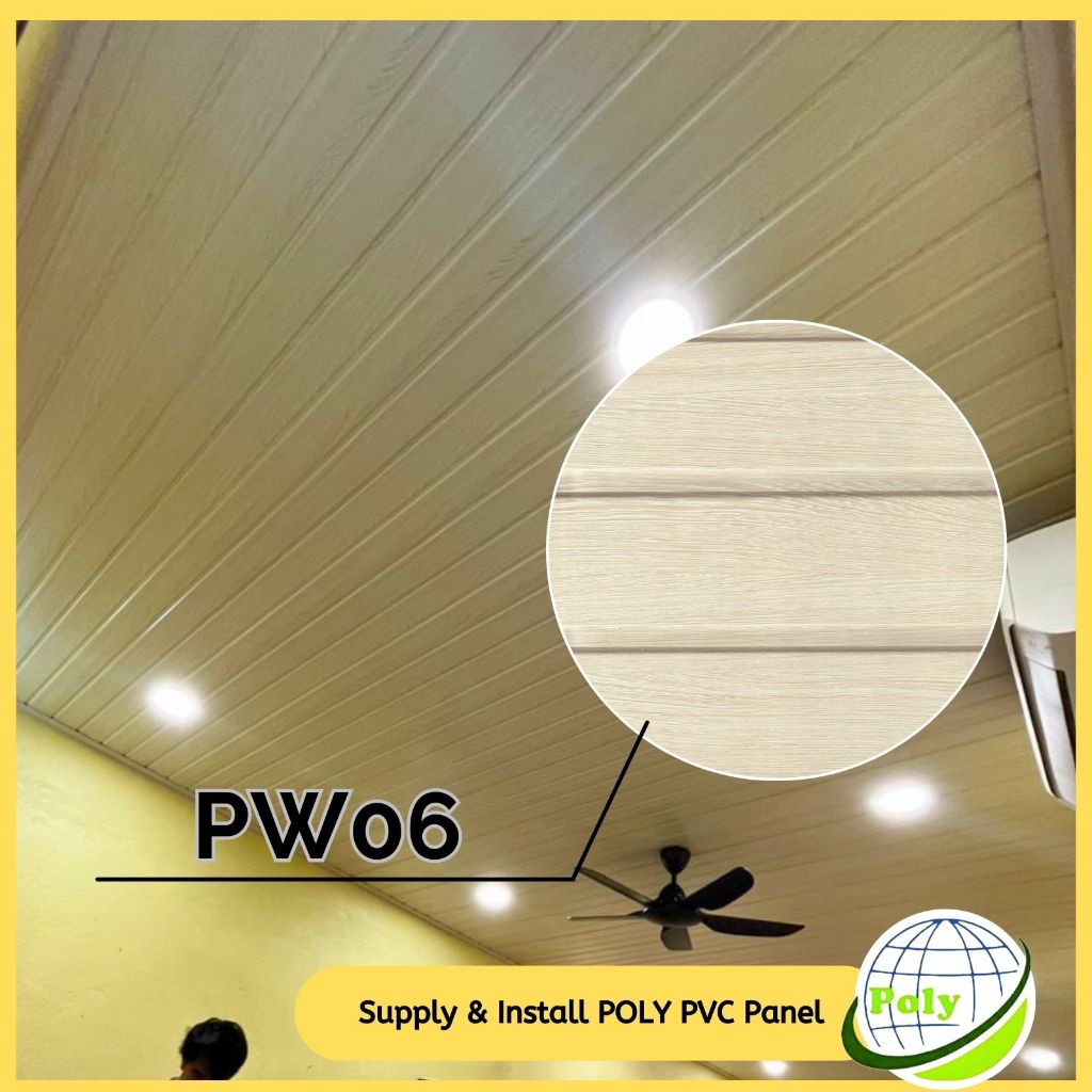 🔥 9 FT PVC Ceiling Wall Panel 🔥 Home Ceiling/Wall Waterproof 30cm x 8mm (Ready Stock) | Shopee ...