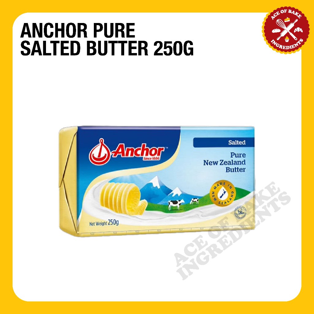 Anchor™ Pure Salted Butter 250g / Unsalted Butter 227g | Shopee Malaysia