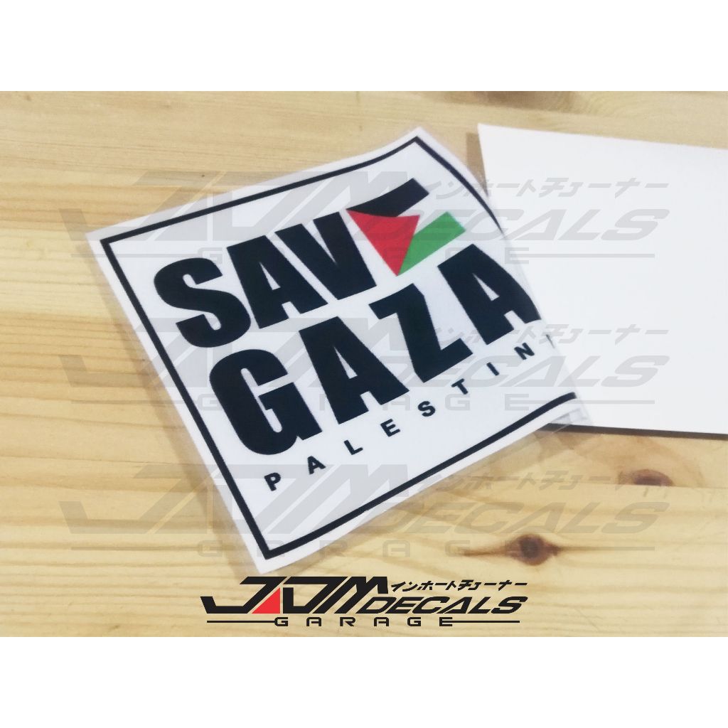 Save Gaza Free Palestine Car Windscreen Decal Sticker | Shopee Malaysia