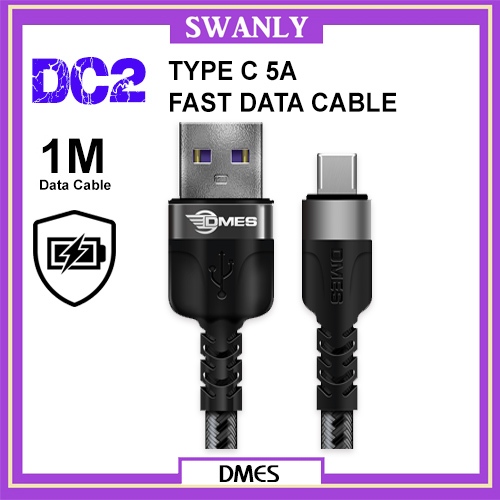 DMES DC2 Type C 5A Android Fast Data Cable | Shopee Malaysia