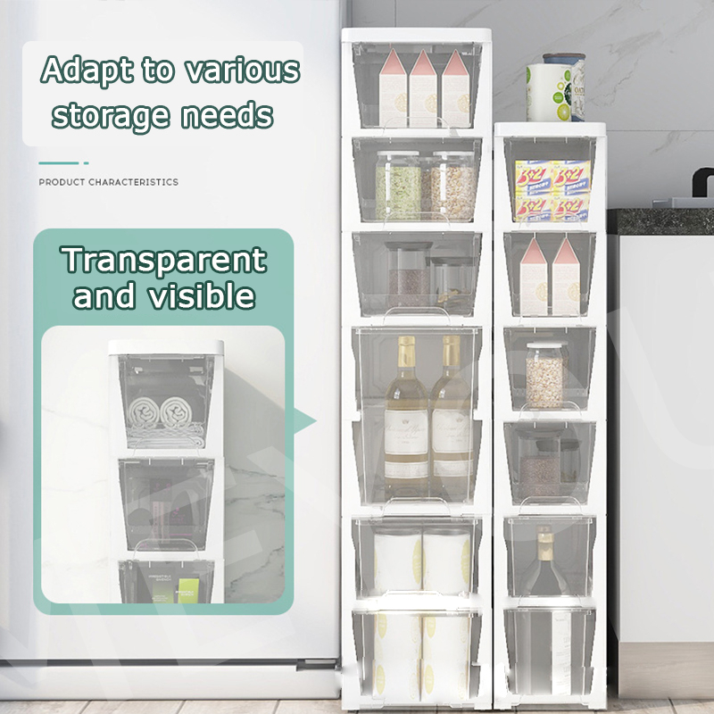 Salvo Kitchen Drawer Storage Cabinet Movable Slim Drawer Organizer ...