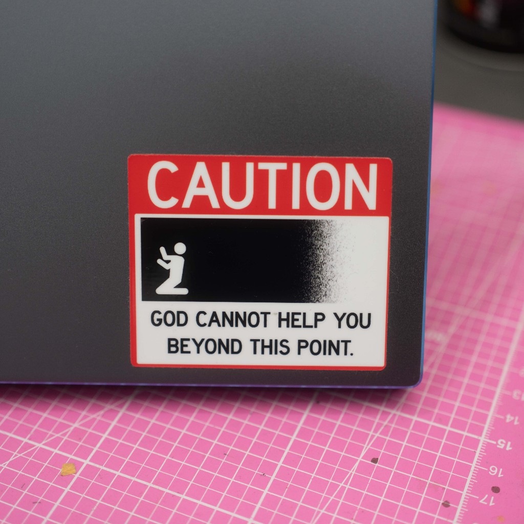 3pcs SCP Inspired Warning Sticker Sign for weird, dangerous, suspicious ...