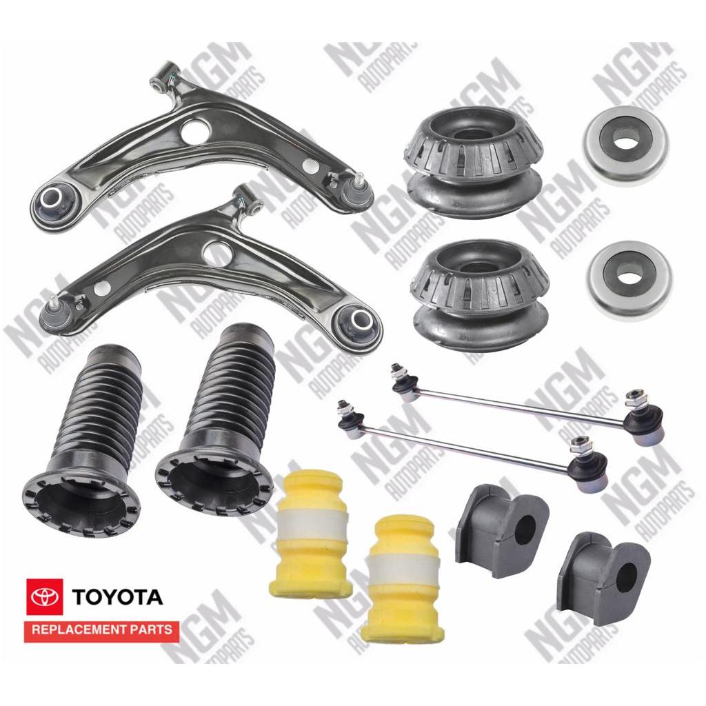 [TOYOTA] VIOS NCP93 2008-12 FRONT LOWER ARM, STABILIZER LINK, STABILIZER BUSH , ABSORBER ...