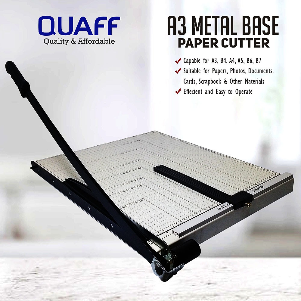 Quaff A3 A4 B4 Size Paper Cutting Machine Metal Base with Adjuster ...