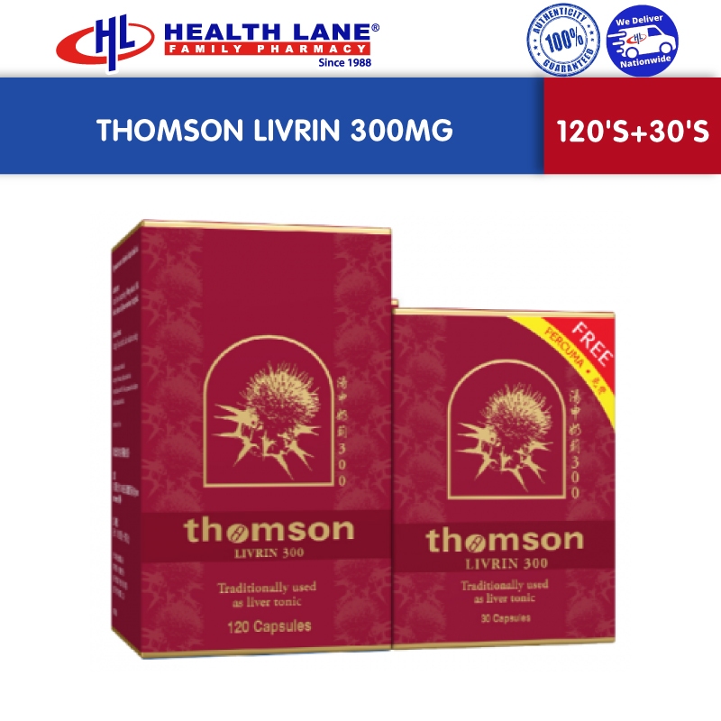 Thomson Livrin 300mg (120's + 30's) | Shopee Malaysia