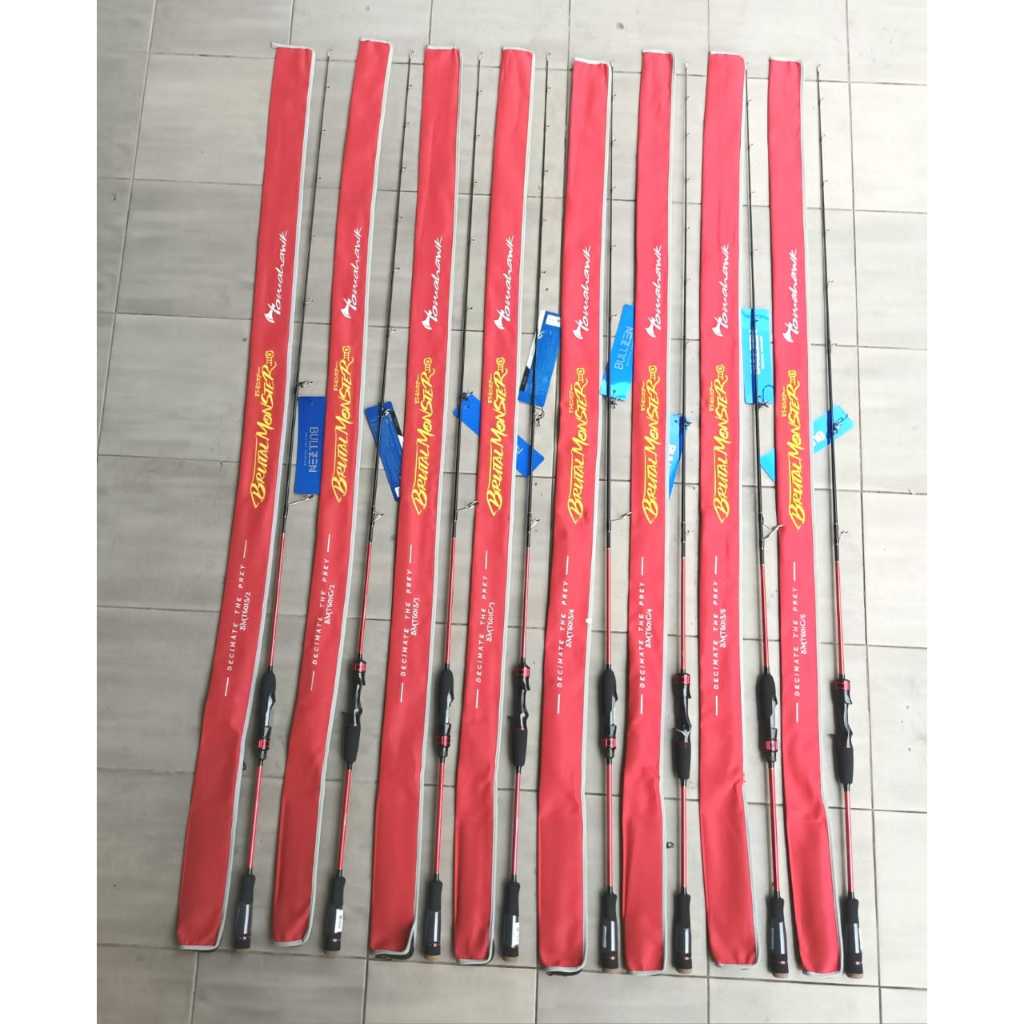 BULLZEN BRUTAL MONSTER TOMAHAWK JIGGING FISHING ROD (1PCS) | Shopee ...