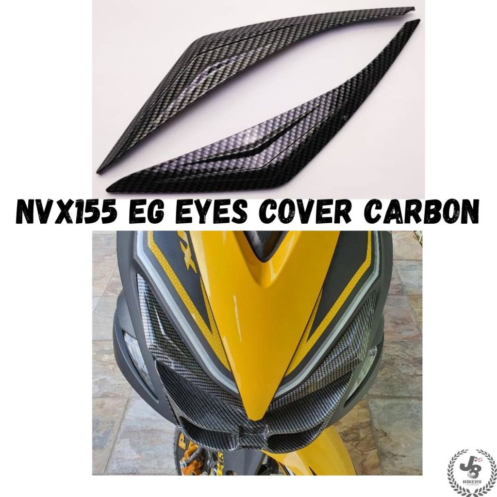 NVX155 EG EYES FRONT LIGHT COVER CARBON / COVER LAMPU DEPAN NVX V1 ...