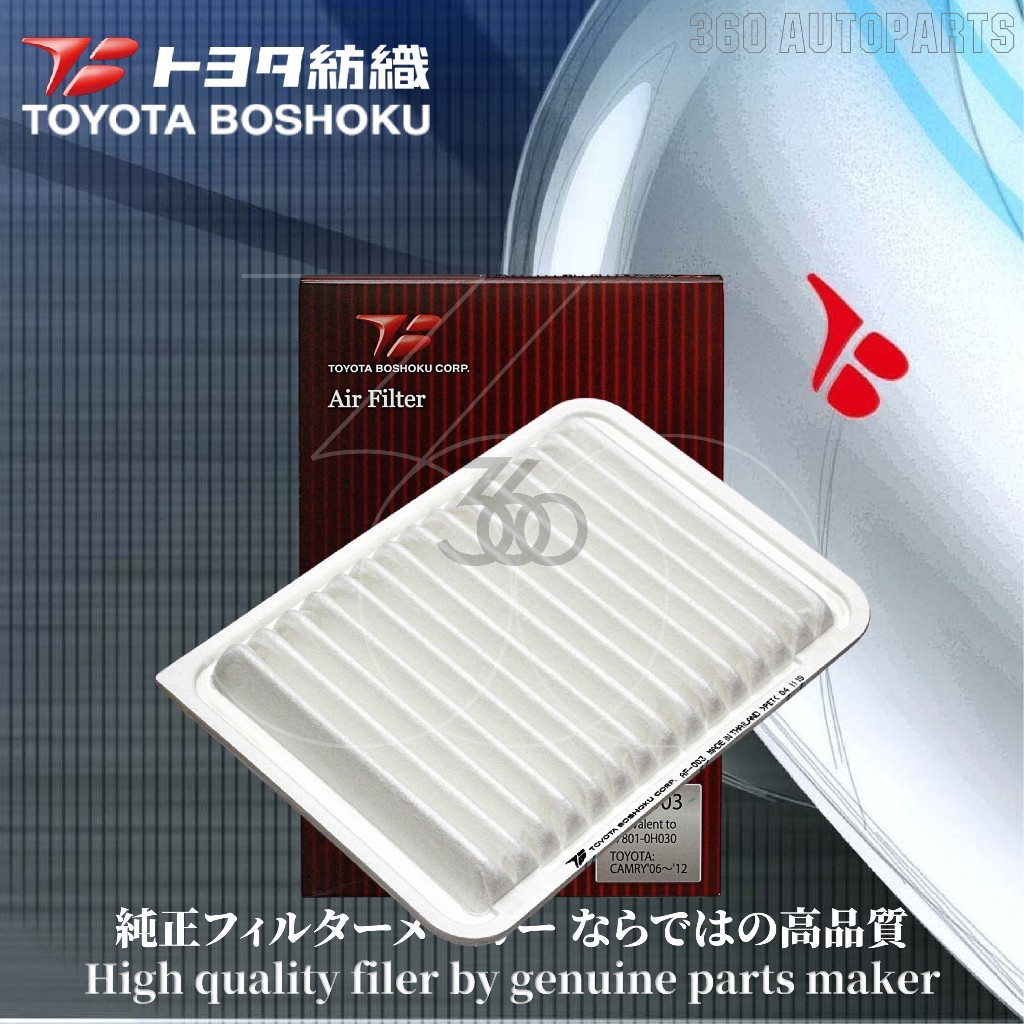 [BOSHOKU] AIR FILTER TOYOTA CAMRY ACV40 ACV50 17801-0H030 | Shopee Malaysia