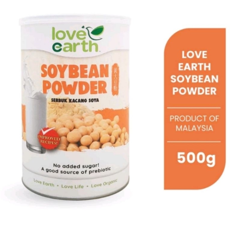 Love Earth Organic Soybean Powder 500g (Expiry Date: 07/2025) | Shopee ...