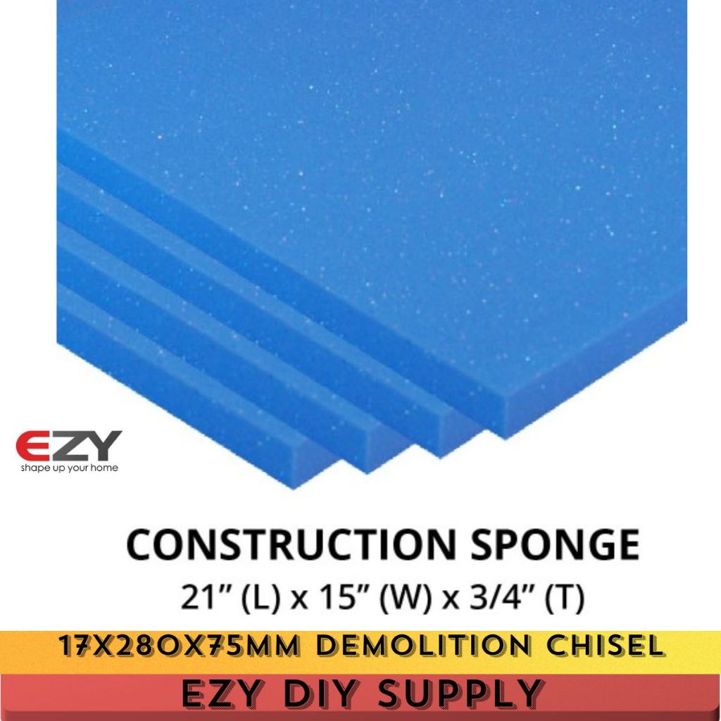 (1PCS) Big Sponge Blue/Yellow (39CM X 53CMX2CM) | Shopee Malaysia