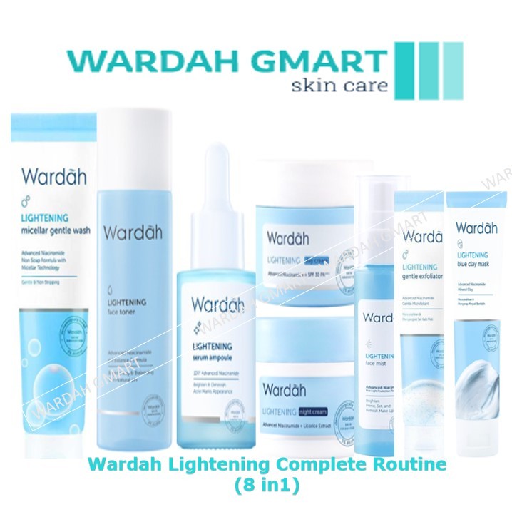 WARDAH lightening complete set (All Skin Types) | Shopee Malaysia