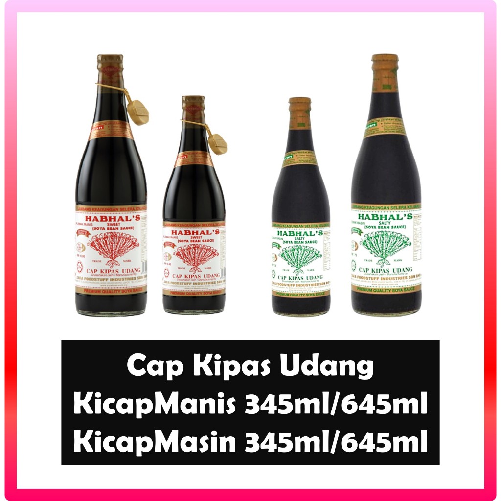 Kipas Udang Kicap Manis / Masin 345ml 645ml | Shopee Malaysia