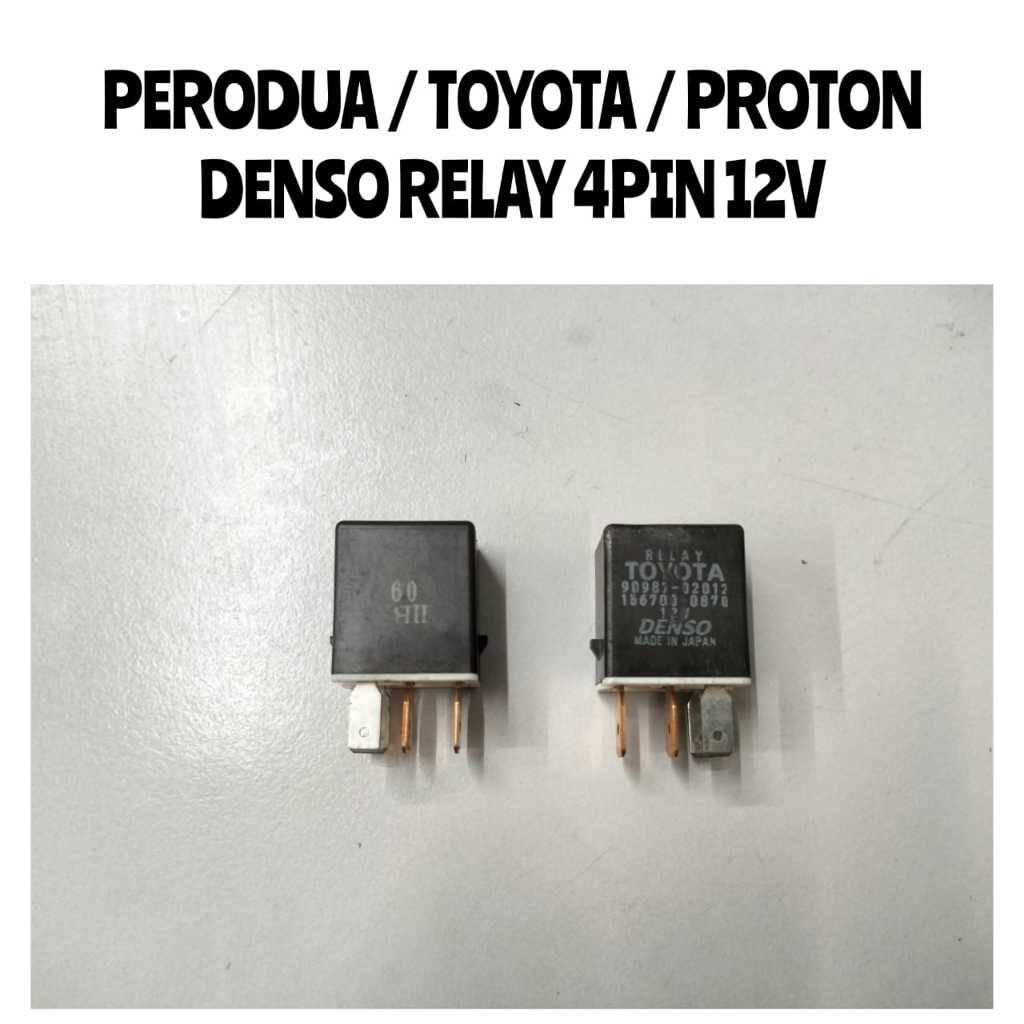 HEAD LAMP RELAY / AIR CONDITIONING RELAY / PERODUA TOYOTA PROTON DENSO ...