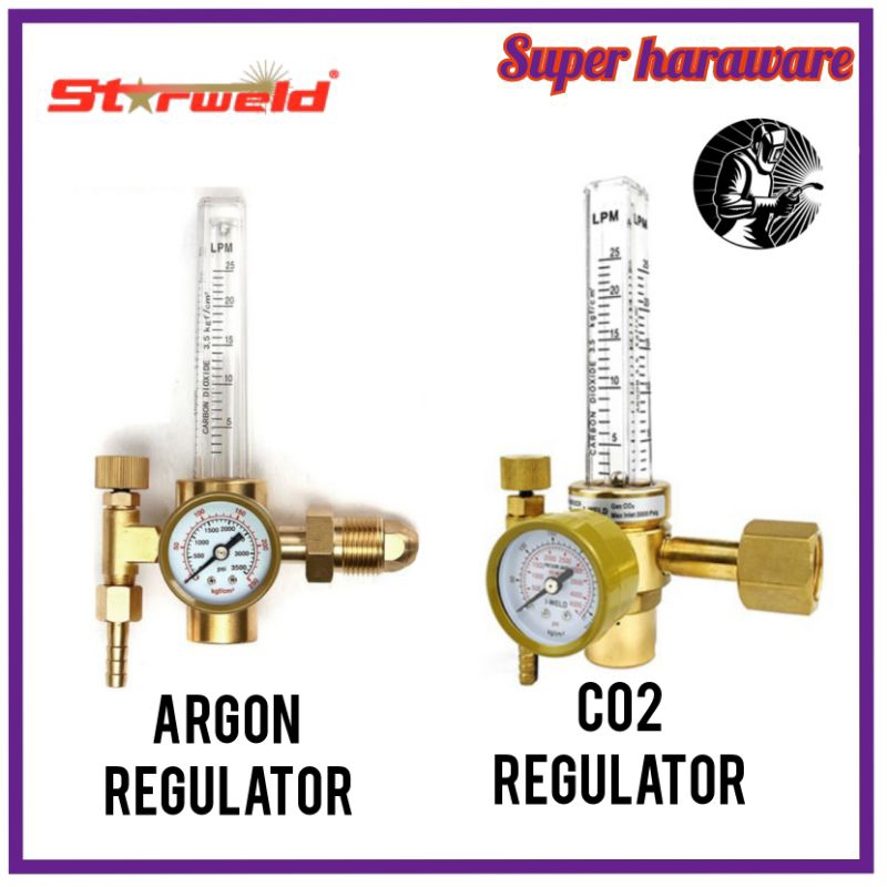 🔥STARWELD SW1405 CO2 Gas Mig Flow Meter / Welding Weld / Flowmeter MIG ...