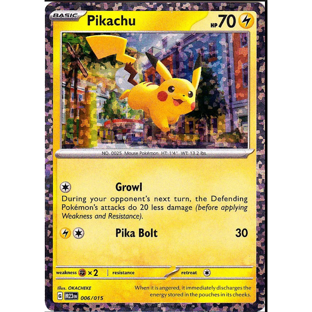 Pokemon TCG M23EN - 006/015 Mcdonalds Promo Card Pikachu Holo | Shopee Malaysia