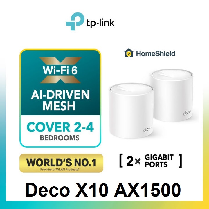 TP-Link Deco X10 AX1500 Whole Home AI-Driven WiFi 6 Mesh Router ...