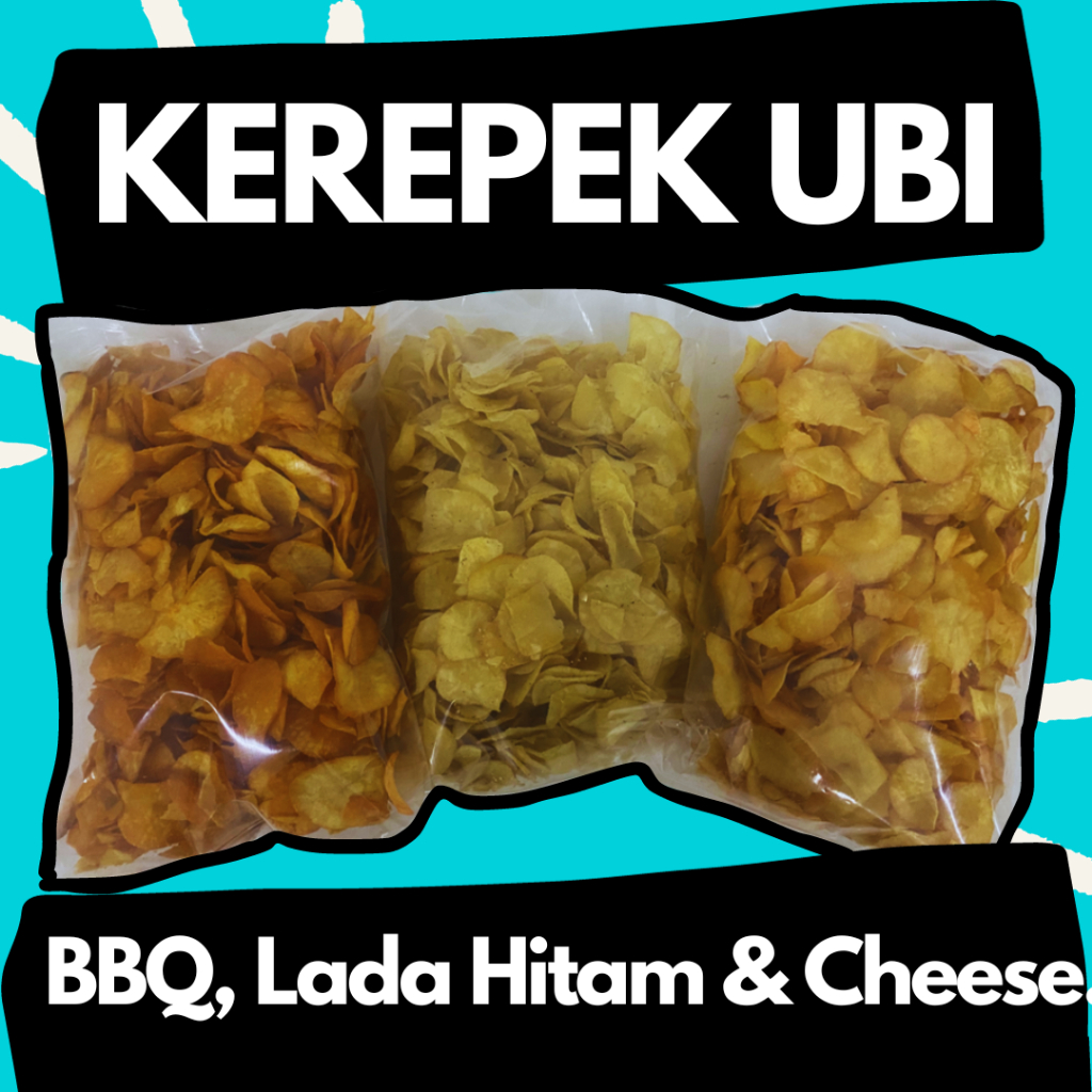 Kerepek Ubi BBQ / Lada Hitam / Cheese [Pack 500g] | Shopee Malaysia