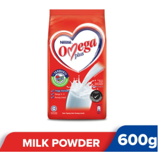 [Free Shipping ONLY WM] Nestle Omega Plus Plain Milk Powder (600g ...
