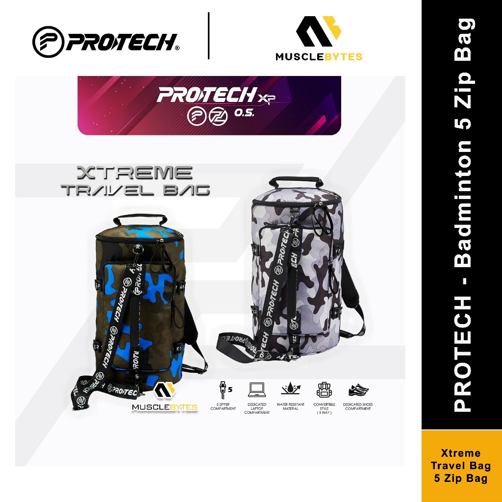 PROTECH - Xtreme Travel Bag [Badminton Travel Bag] [Badminton Racket ...